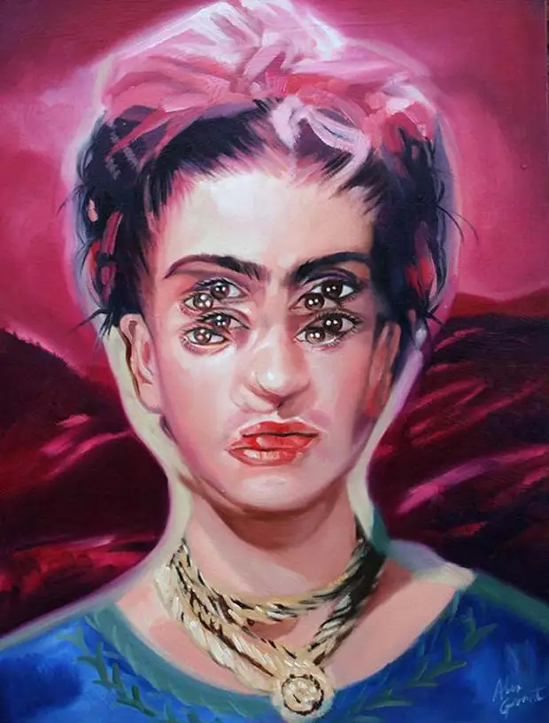 Queen of double eyes. Alex garant