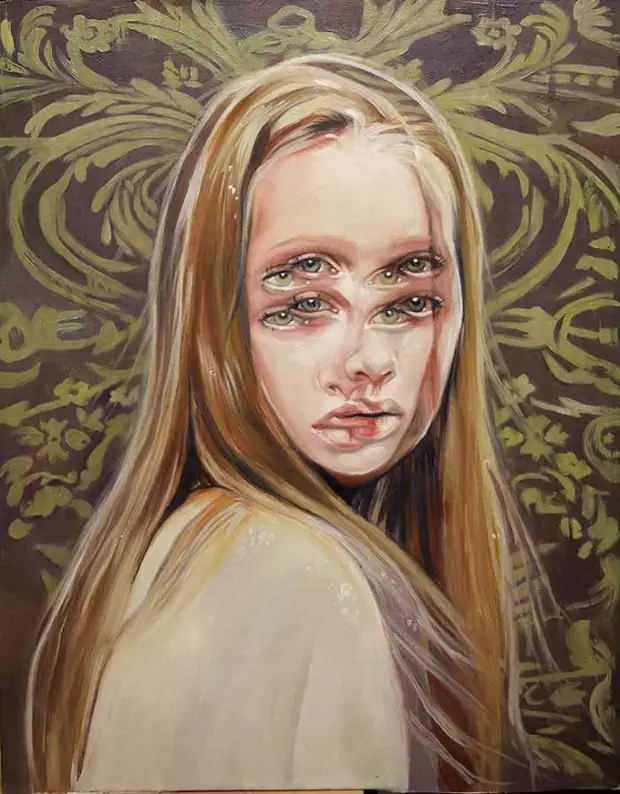 ລາຊິນີຂອງຕາສອງຊັ້ນ. Alex garant