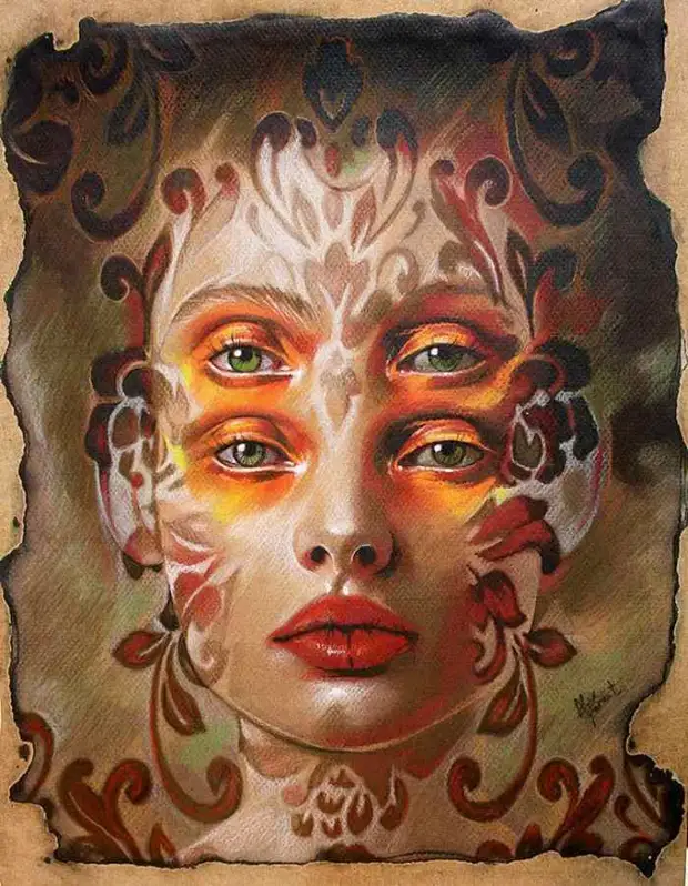 Queen of double eyes. Alex garant