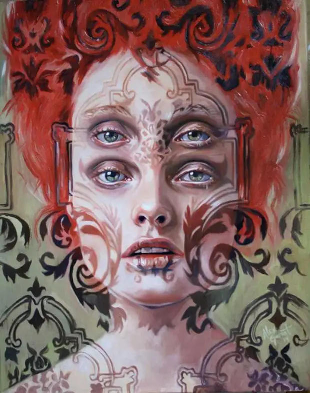 Reina de los ojos dobles. Alex garant