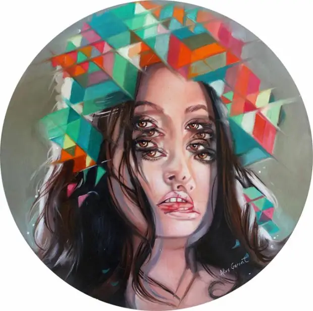 Queen of double eyes. Alex garant