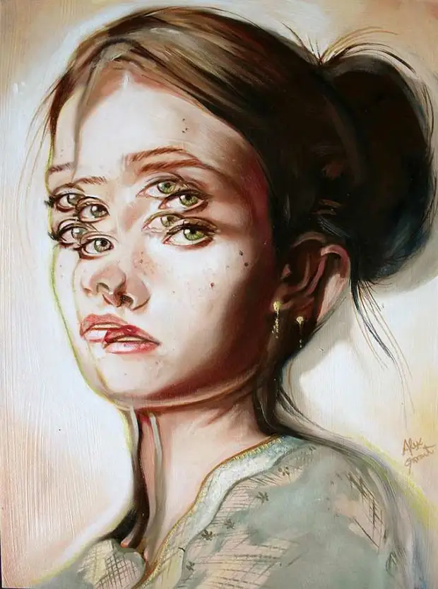 Queen of double eyes. Alex garant