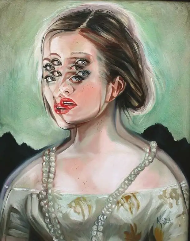 Koningin van dubbele ogen. Alex garant