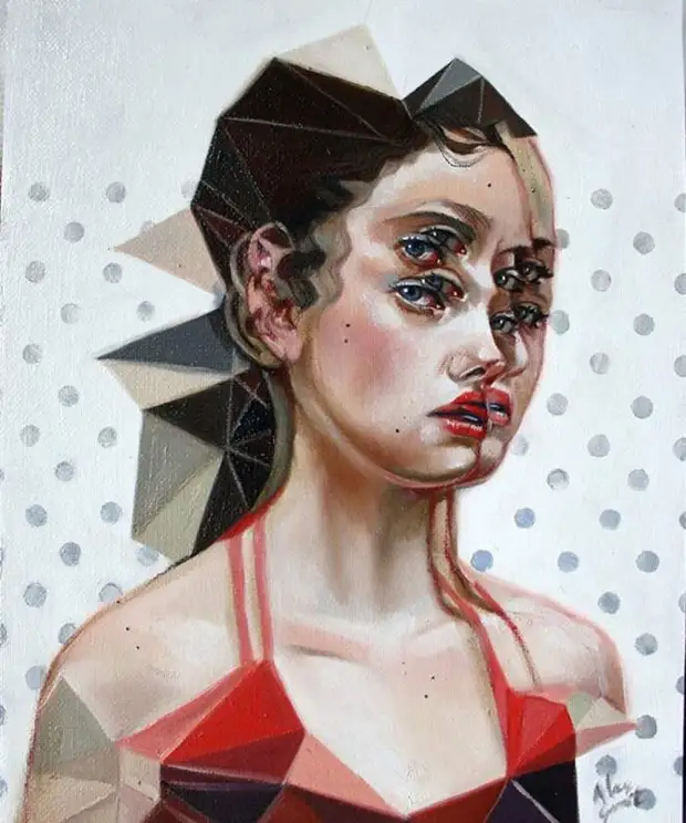 Reina de los ojos dobles. Alex garant