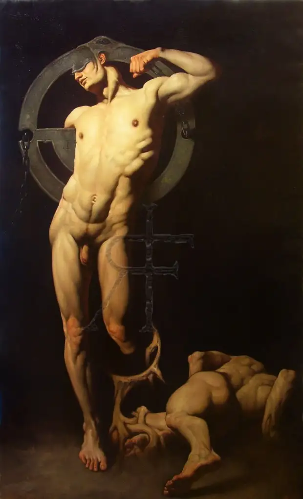 Klassieke werke van die kontemporêre kunstenaar Roberto Ferri