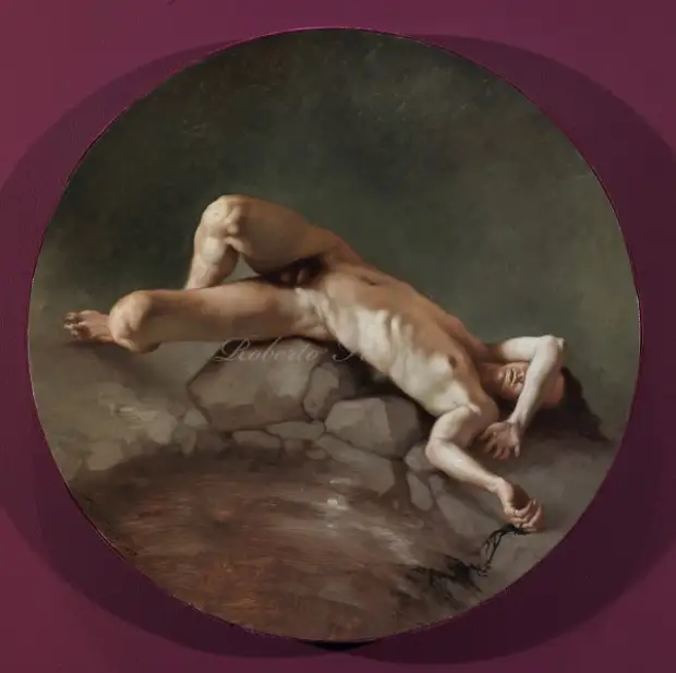 Klassieke werke van die kontemporêre kunstenaar Roberto Ferri