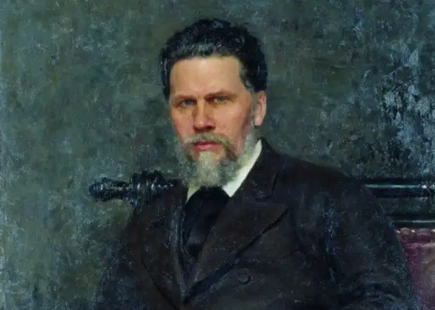 I. Repin. דיוקן האמן I. N. Kramskoy, 1882. שבר