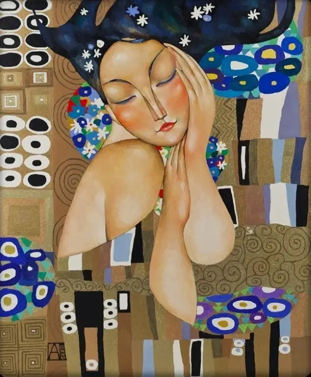 Artist Kazakistan. Akzhana Abdaliyeva