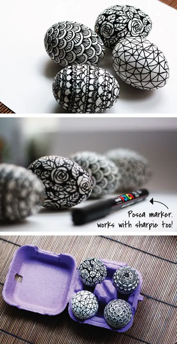 Ideas creativas para colorear ovos de Pascua