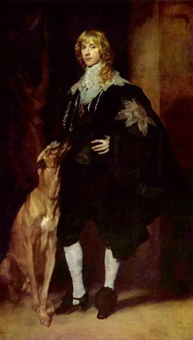 James Stewart, hertug av Lennox og Richmond, cirka 1632. Av Antoon van Dyck.