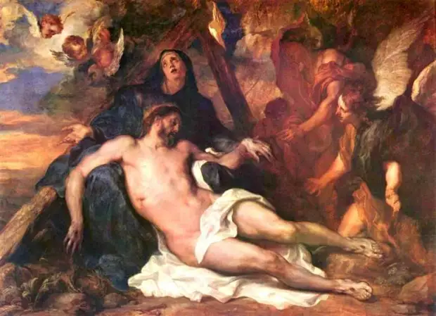 Auega a Keriso, 1634. Saunia e Antoon van Dyck