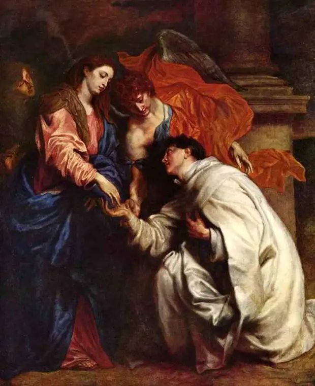 Vize blahoslaveného kněze Josefa, kolem roku 1625. Autor: Antoon van Dyck.