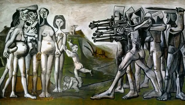 Komkujiya li Koreyê. Pablo Picasso. wêne: picasso-picasso.ru