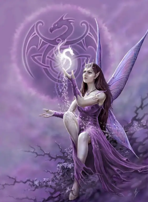 Gothic and Fantasy in the works of the artist Anne Stokes (26 paintings)