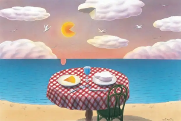 Petit déjeuner en bord de mer. Auteur : Gurbuz Dogan Eksioglu.