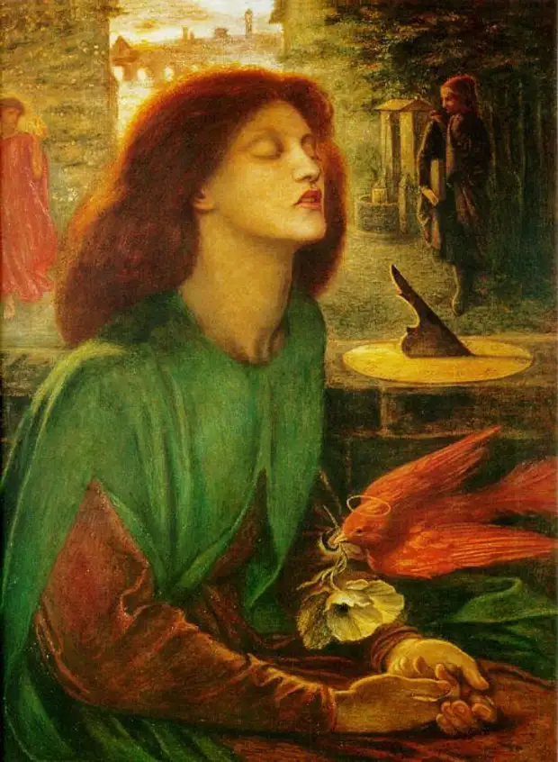 Dante Gabriel Rossetti. Anonamata Beatrice, 1864-1870