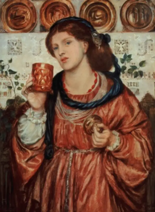 Dante Gabriel Rossetti. Meilės taurė, 1867 m