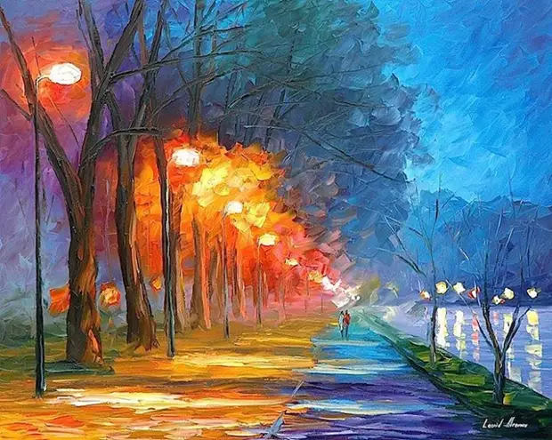 Jeseň. Leonid Afremov.