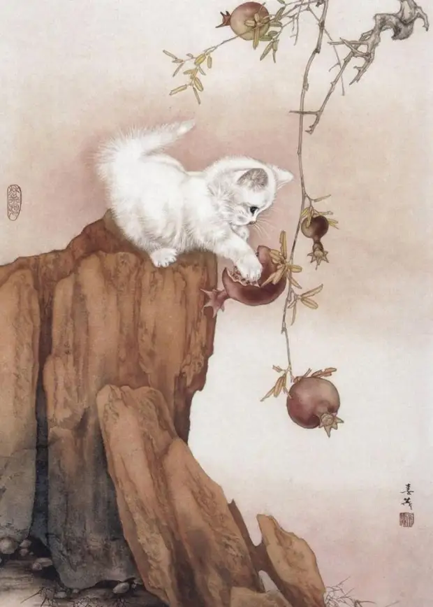 Animaux dans les peintures de Tang Jiang (27 œuvres)