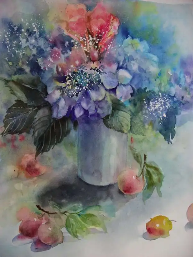 Schéi Aquarelle vum Harumi Kosugi