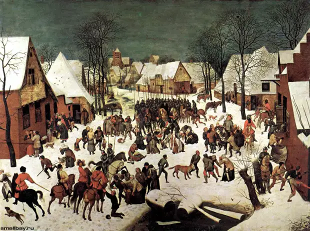 Fjöldamorð á saklausum. Pieter Bruegel eldri.