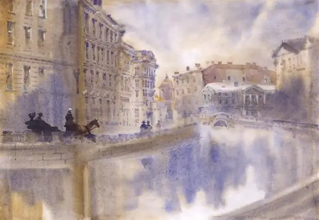 Ang kalibutan sa watercolor pinaagi sa mga mata sa mga artista sa Hajiyev