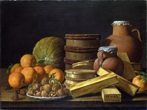 Artist Luis Egidio Melendez (1716 - 1780). Master of Spanish still life