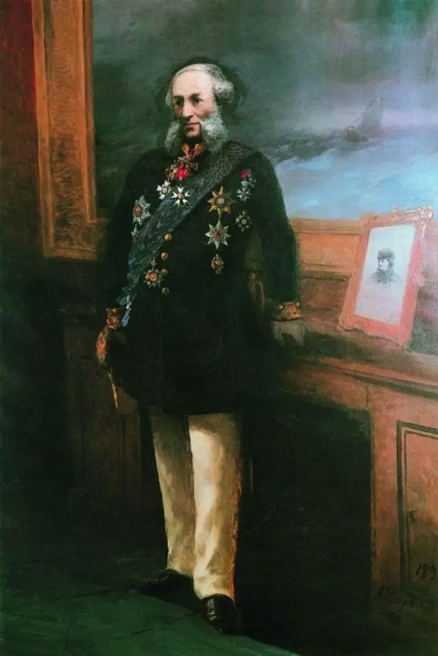 Ivan Konstantinovich Aivazovsky es un gran pintor marino ruso.