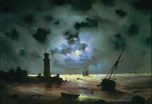 Litoral pola noite, 1837