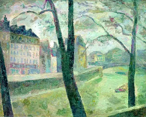 Pari Paris. Hay. (1936). Awtory: Robert Rafailowiç Falk.