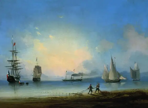 Marpentraĵoj de Ivan Konstantinoviĉ Aivazovskij. historio, faktoj