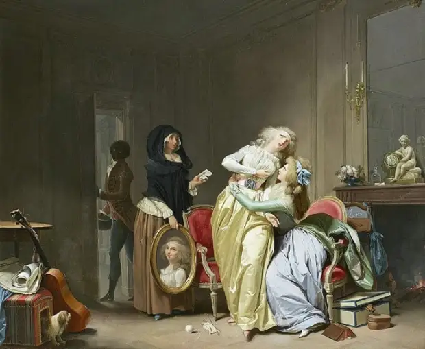 Kunstner Louis -Leopold Boilly (1761 - 1845). Utroligt og fantastisk