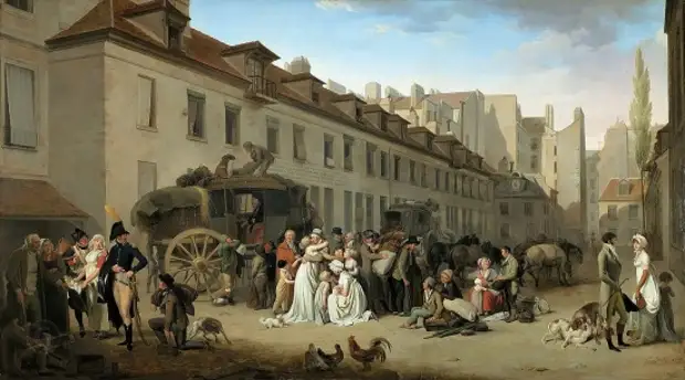 Kunstner Louis -Leopold Boilly (1761 - 1845). Utroligt og fantastisk