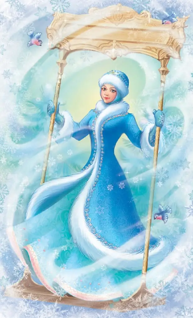 Winter se verhaal. Snow Maiden.