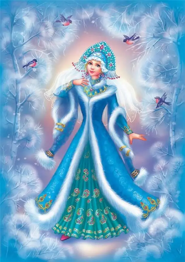 Winter se verhaal. Snow Maiden.