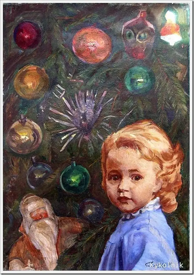 Синицин Борис Георгиевич (Русия, 1935 г.) „На Елки“ 1970 г.