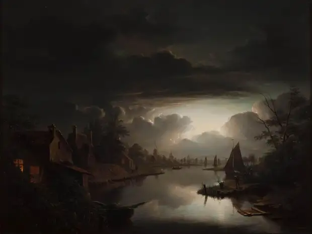 Artysta Petrus van Schendel (1806-1870)