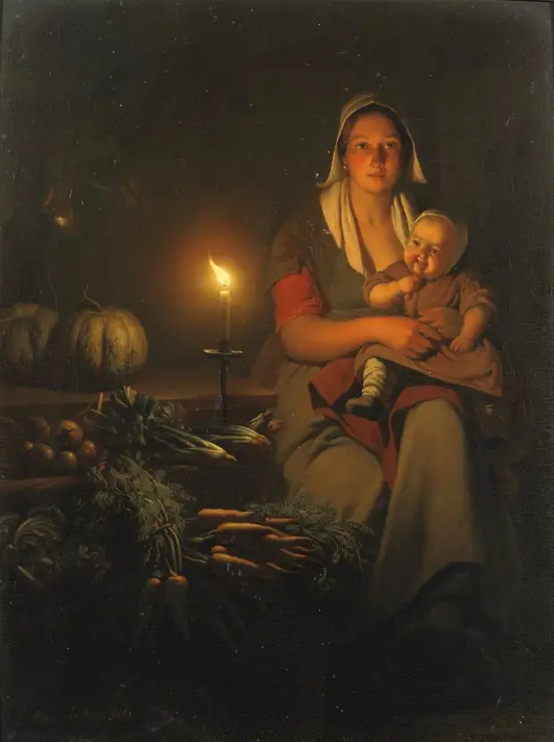 Artist Petrus van Schendel (1806-1870)