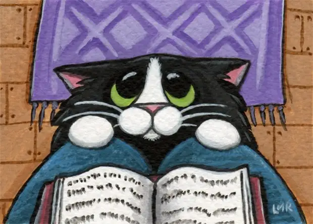 Positive Cat Drawings av Lisa Marie Robinson