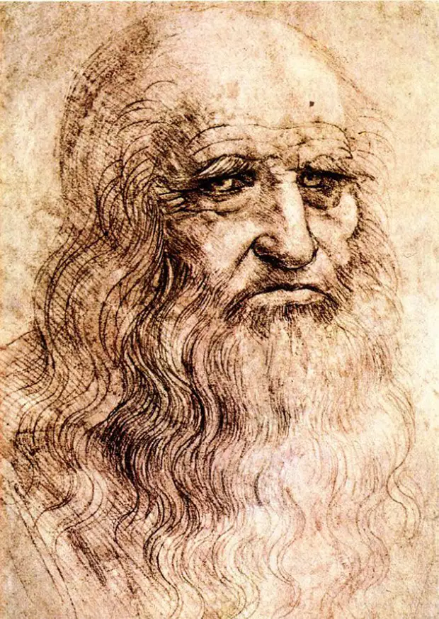 Baictéir agus DNA daonna atá le fáil i líníocht Da Vinci