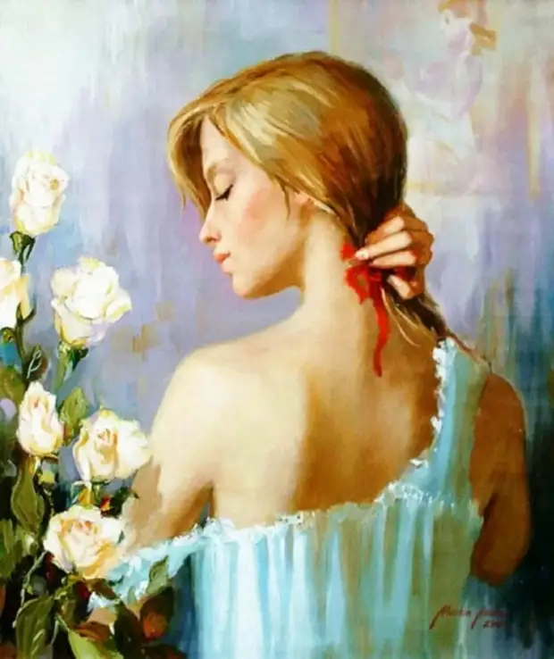 Artist Andrey Markin. Kowacce mace kyakkyawa ce