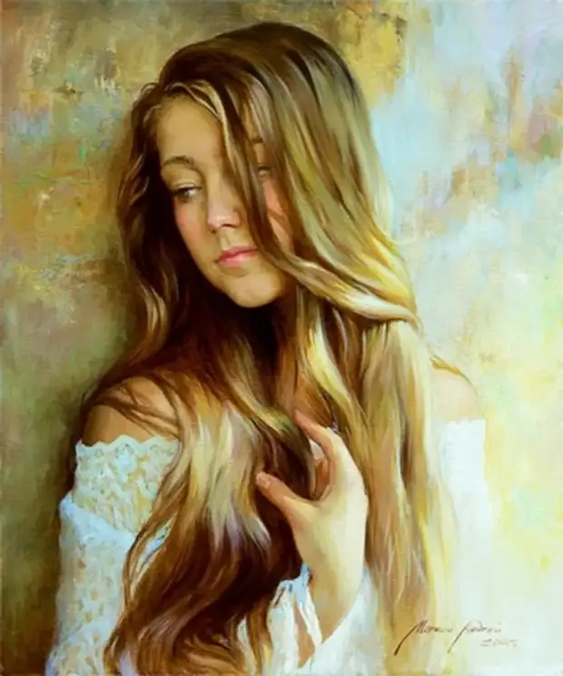 Artist Andrey Markin. Kowacce mace kyakkyawa ce