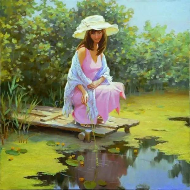 Artist Andrey Markin. Kowacce mace kyakkyawa ce