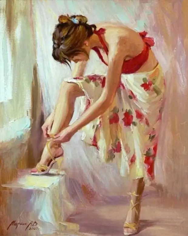 Artist Andrey Markin. Kowacce mace kyakkyawa ce