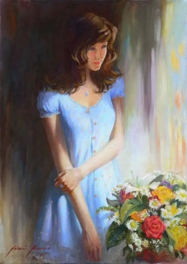 Artist Andrey Markin. Txhua tus poj niam zoo nkauj