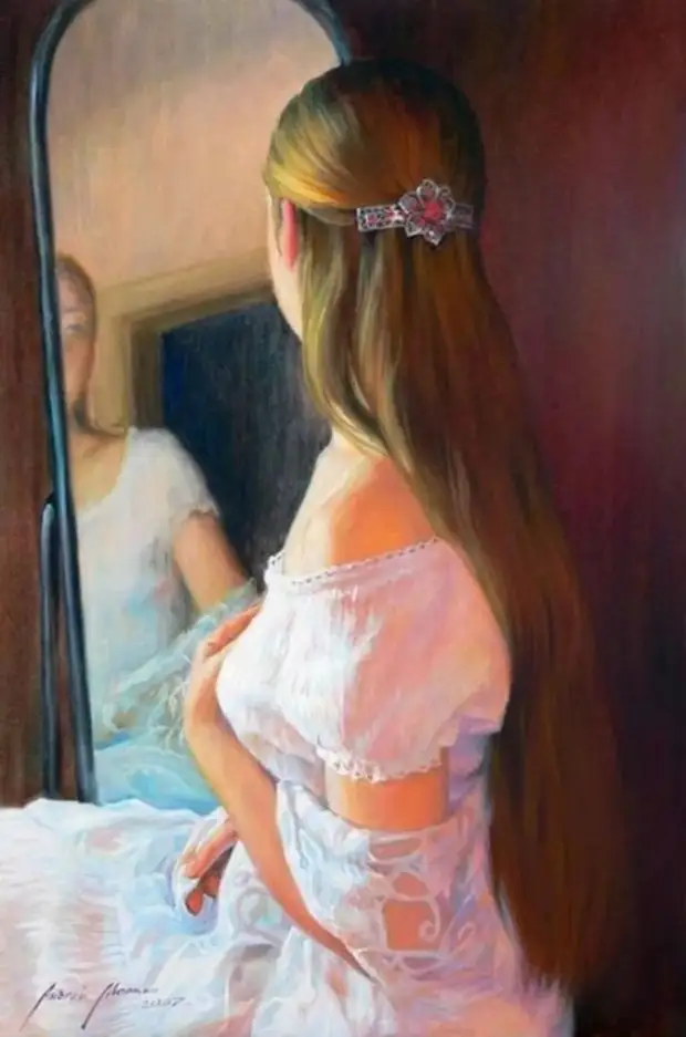 Artist Andrey Markin. Txhua tus poj niam zoo nkauj