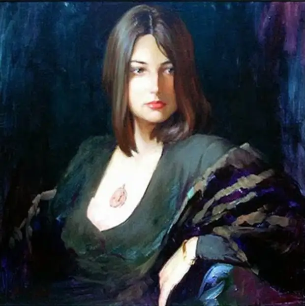 Artist Andrey Markin. Kowacce mace kyakkyawa ce