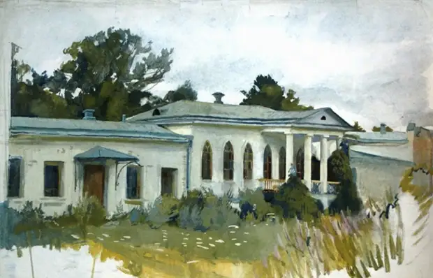 Zinaida Serebryakova. Pictura „Casa din Neskuchny”, 1910 / Foto: veryimportantlot.com