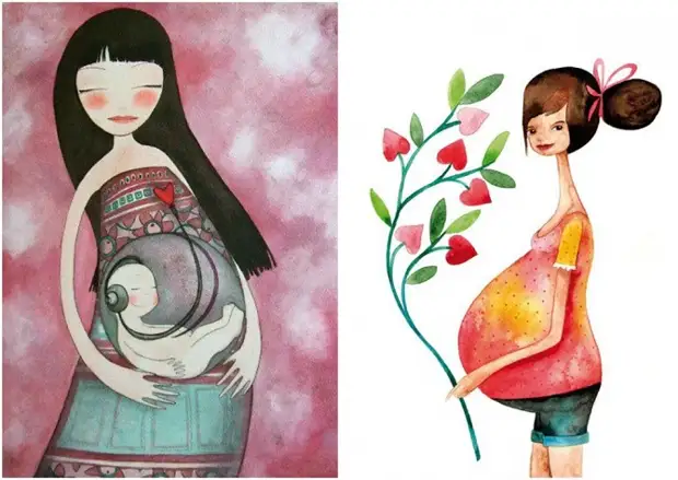 17 tedere illustraties met liefde voor onze moeders