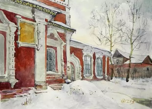 Artist Vladimir Goryachev. Snow waltz zuwa karar kararrawa